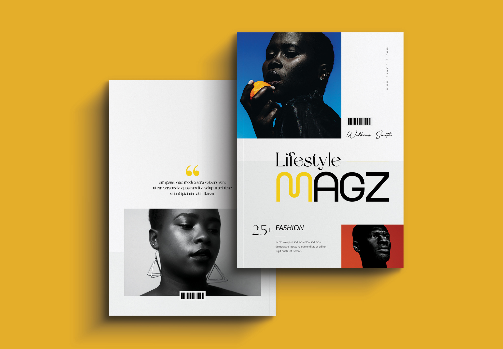 Lifestyle Magazine Template by Visual Vorteex on Dribbble