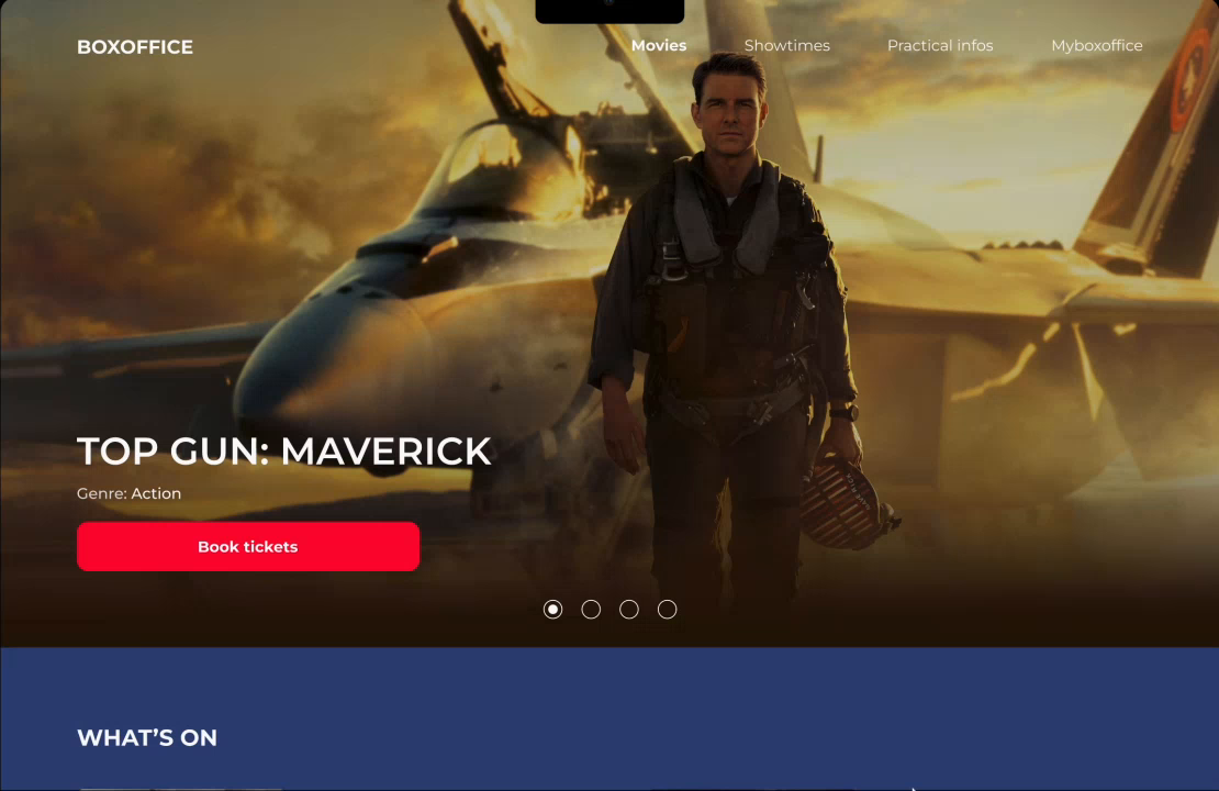 Cinema Booking Experience by Julien De Maglie on Dribbble