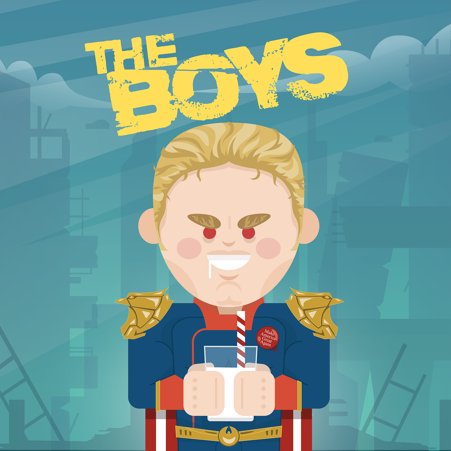 The Boys - Homelander by Claud Nani on Dribbble