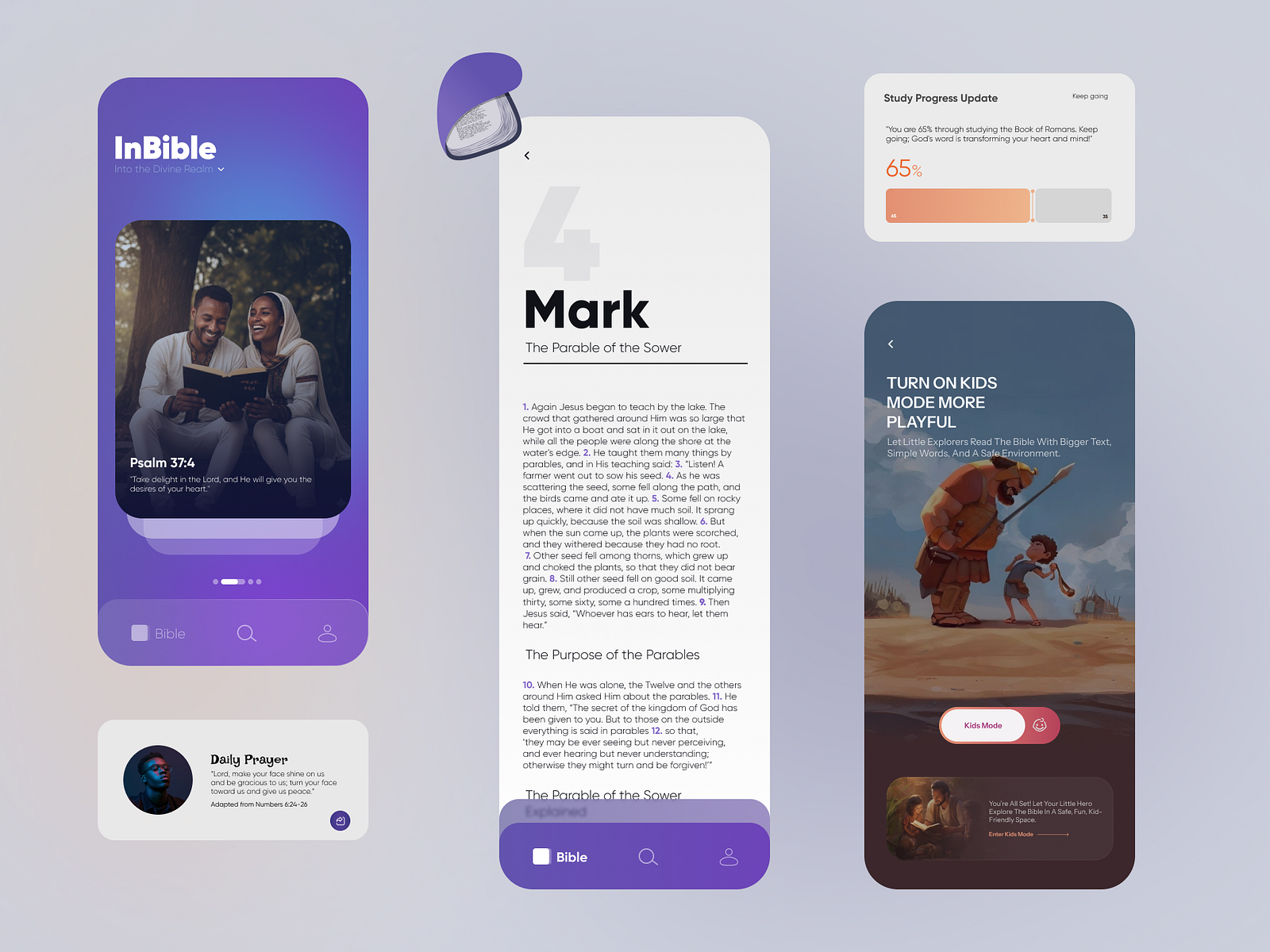 InBible — A Modern Bible Experience by Kaleb Tesfaye on Dribbble