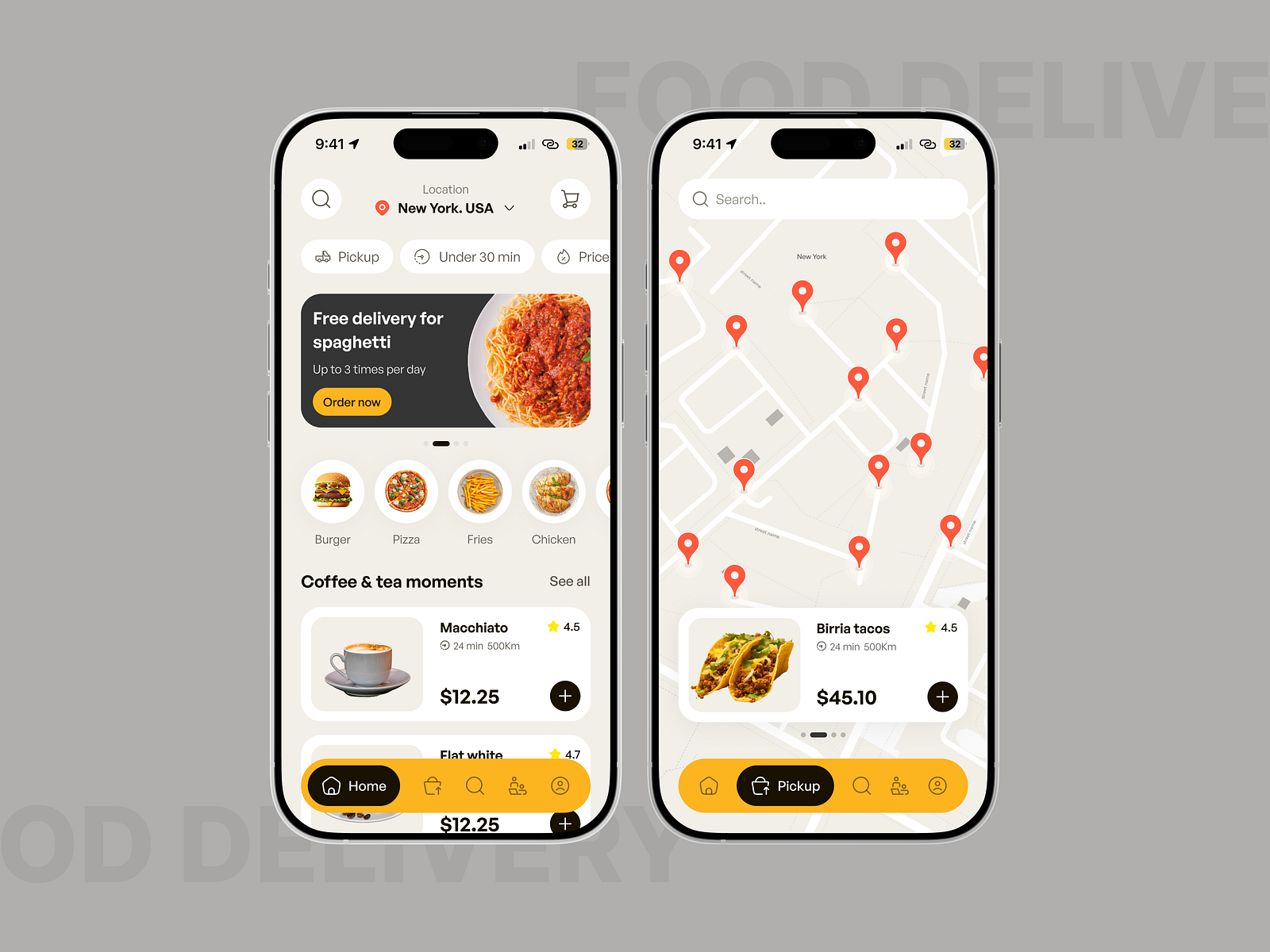 Order Food Mobile App by Sk Ashik on Dribbble