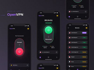 VPN Concept by Keyvan Naderi on Dribbble
