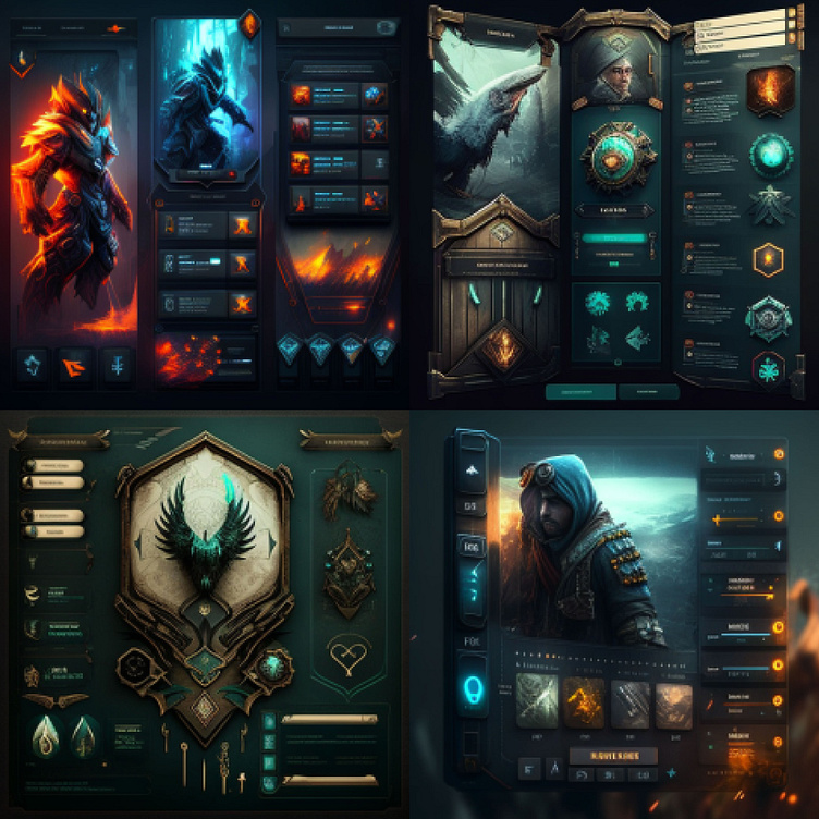 Game UI Design by Umair Shabbir on Dribbble