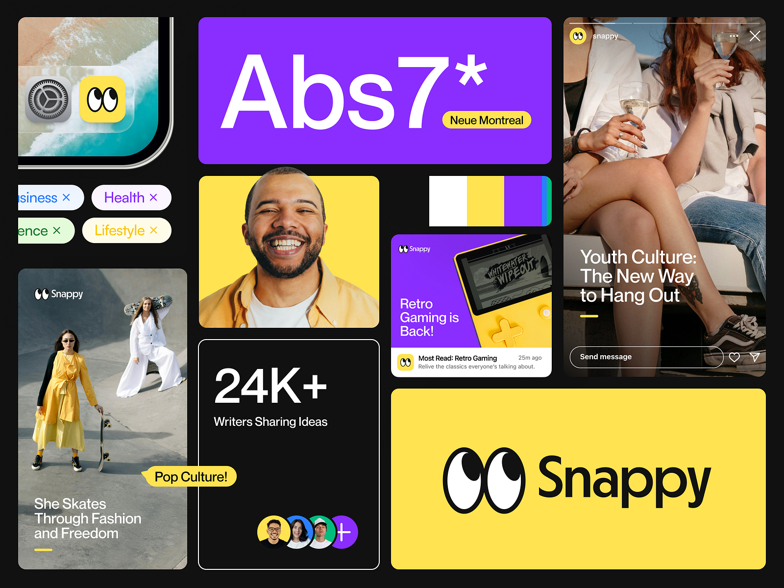 Snappy - Visual Identity by Irham Zuhri for Hatypo Studio on Dribbble