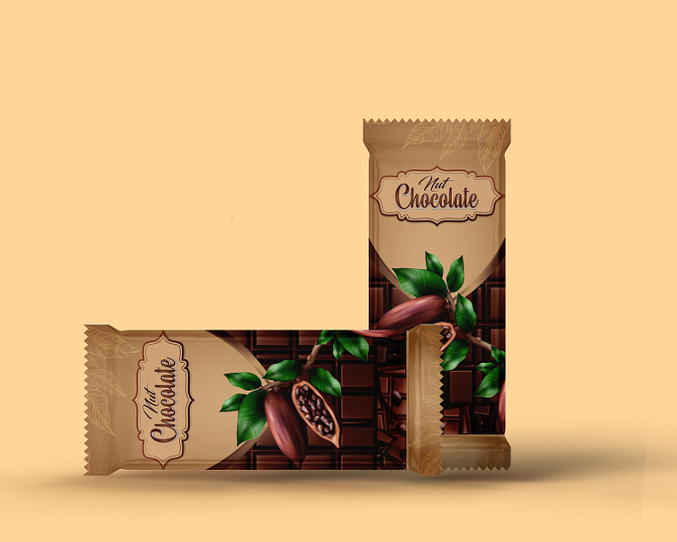 Modern Chocolate Bar Packaging Design by Zahangir Hossain on Dribbble