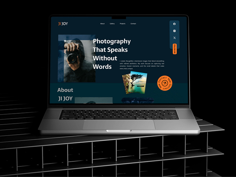 Photography Portfolio Website – Clean & Story-Driven UI by Johirul ...