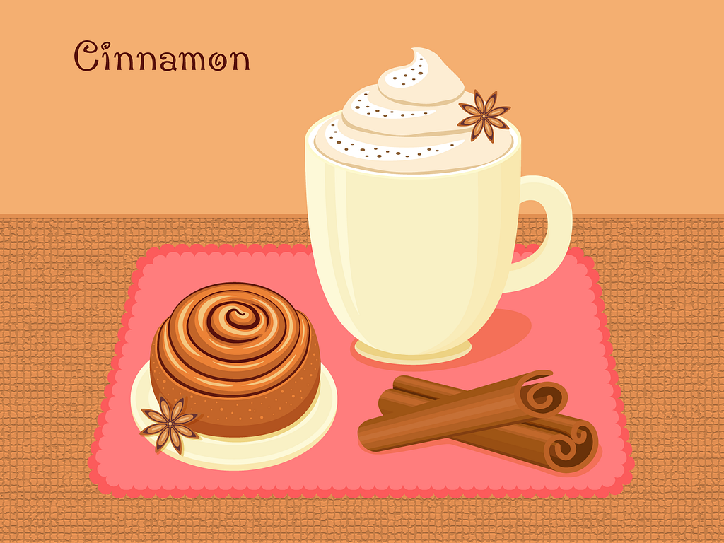 Cinnamon by Elena Barskaya on Dribbble