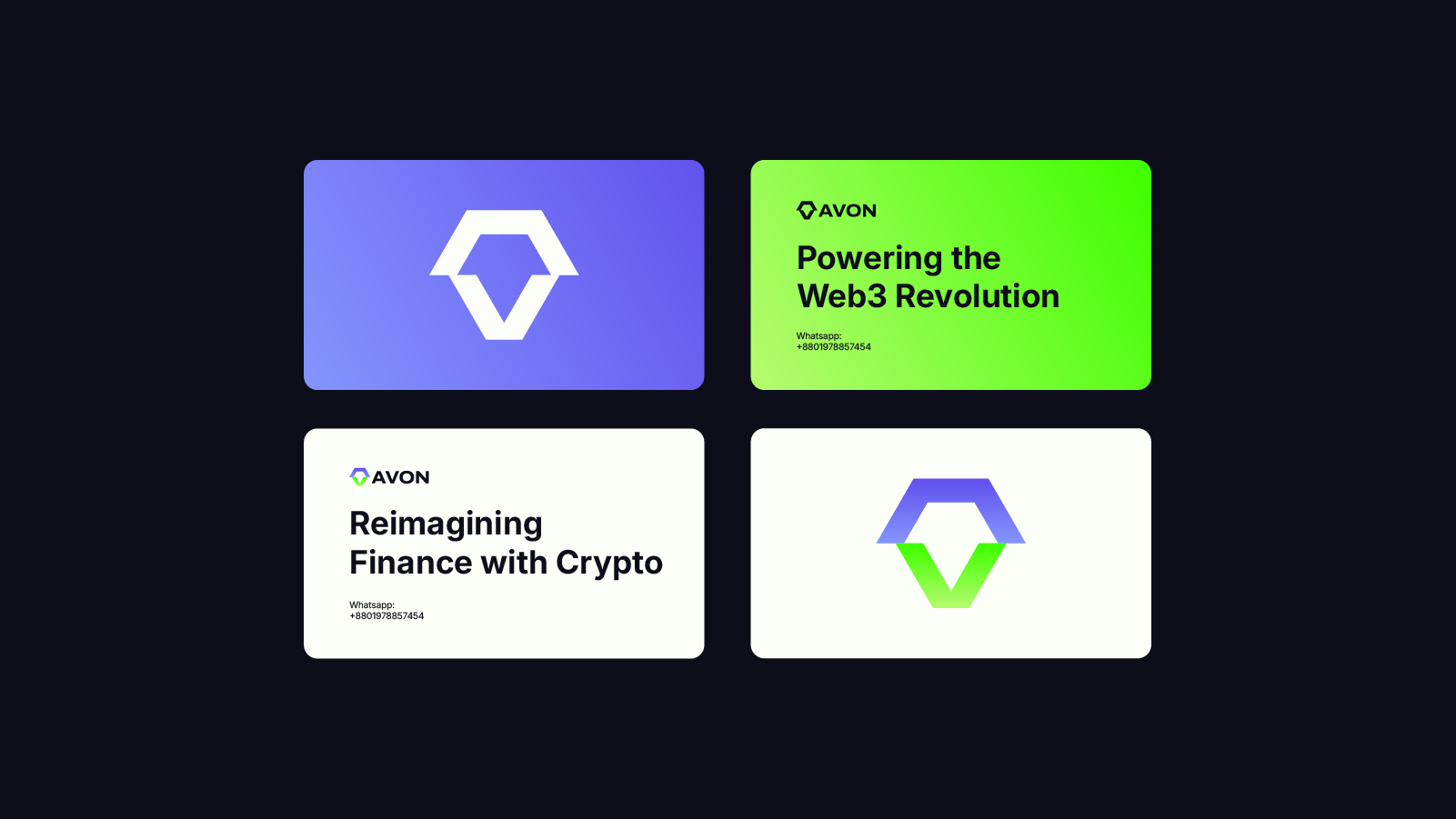 AVON Modern Letter A + V Logo for Crypto, Web3 & Startup. by Designer ...