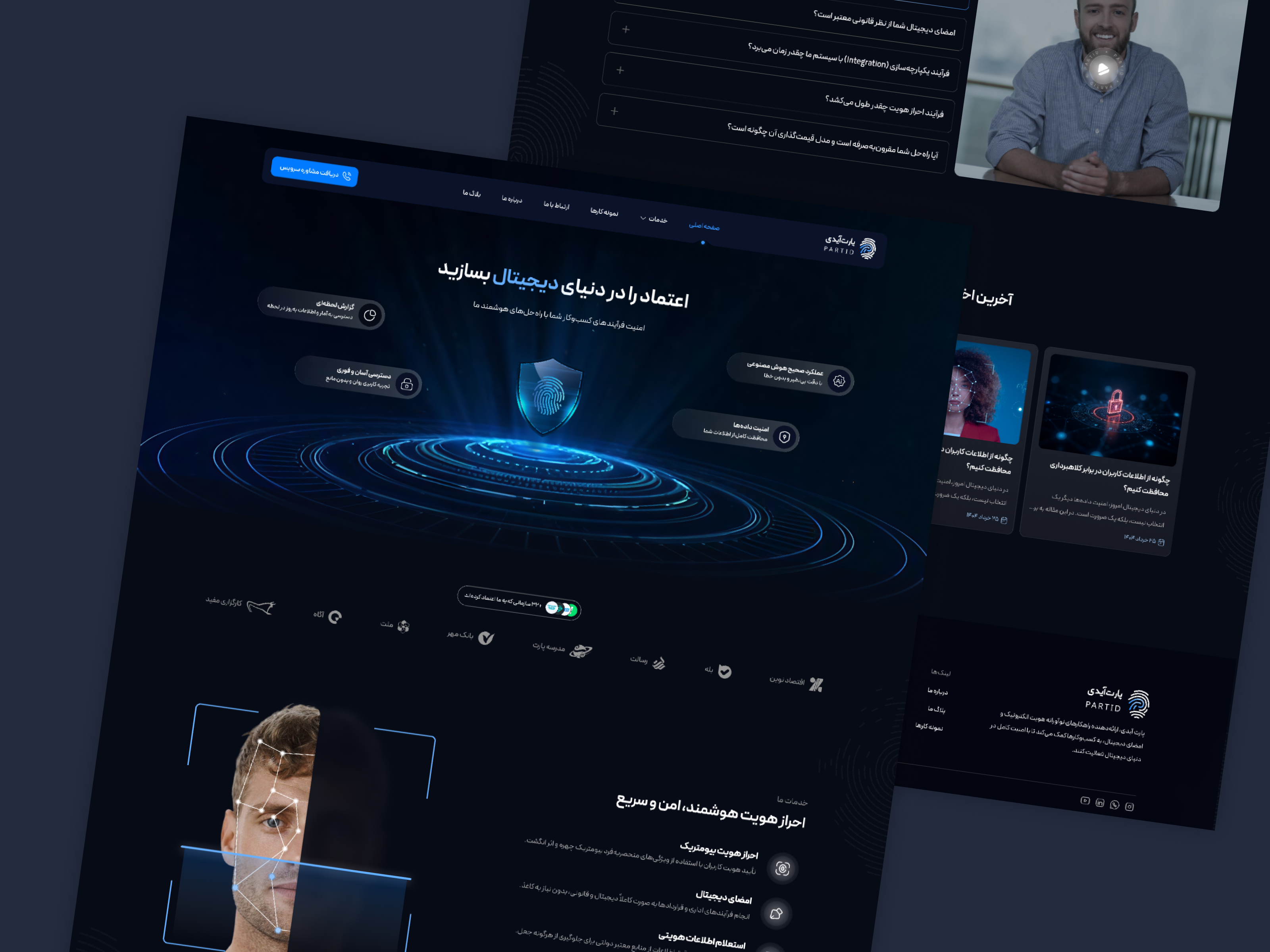 Digital Identity Verification – Landing Page by kosar Mohammadi on Dribbble