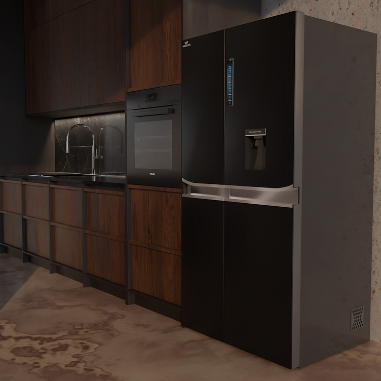 Walton Refrigerator – Premium Kitchen 3D Visualization by Md Taohid on ...