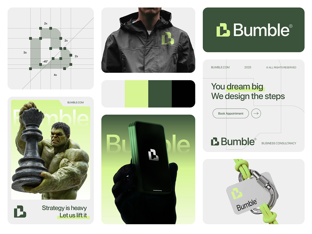 Bumble™ - Logo & Branding for a Business Consulting Company by Rahid ...