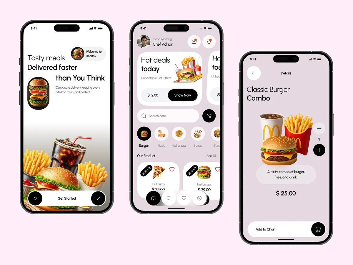 Food Delivery UI designs, themes, templates and downloadable graphic ...