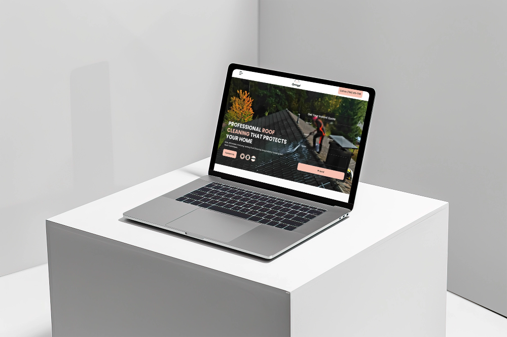 Roof Cleaning Service Landing Page by Sharifulgr for Ovious.Studio on ...