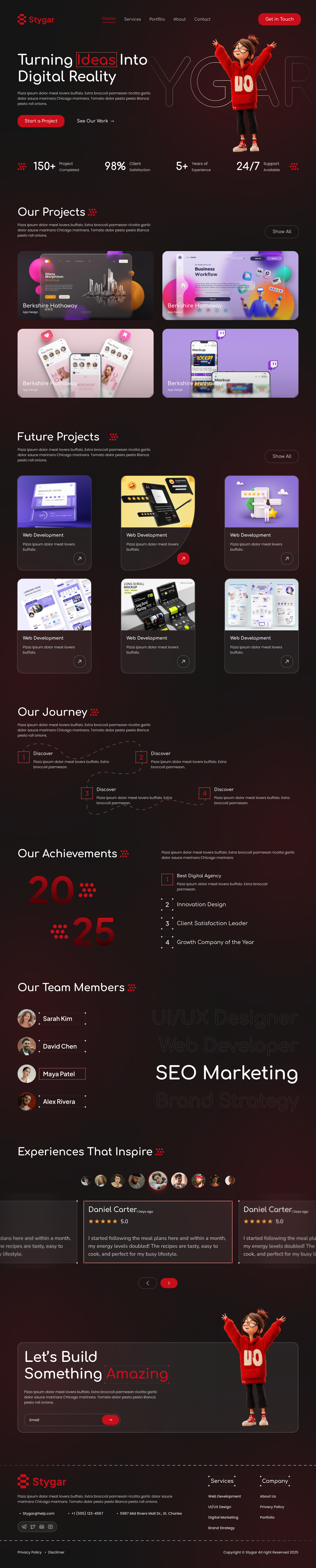 Digital Marketing Agency Portfolio Website UI/UX – Stygar by MD Shanto ...