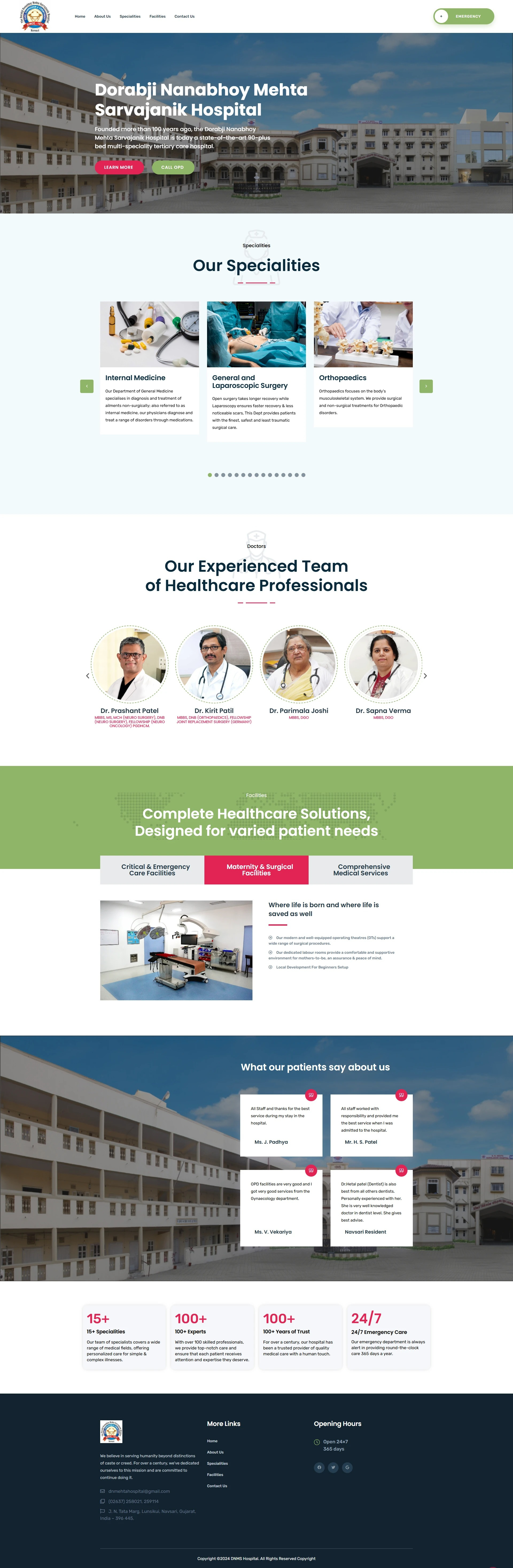 DNMS Hospital - WordPress | Shailesh Baldaniya by Shailesh Baldaniya on ...