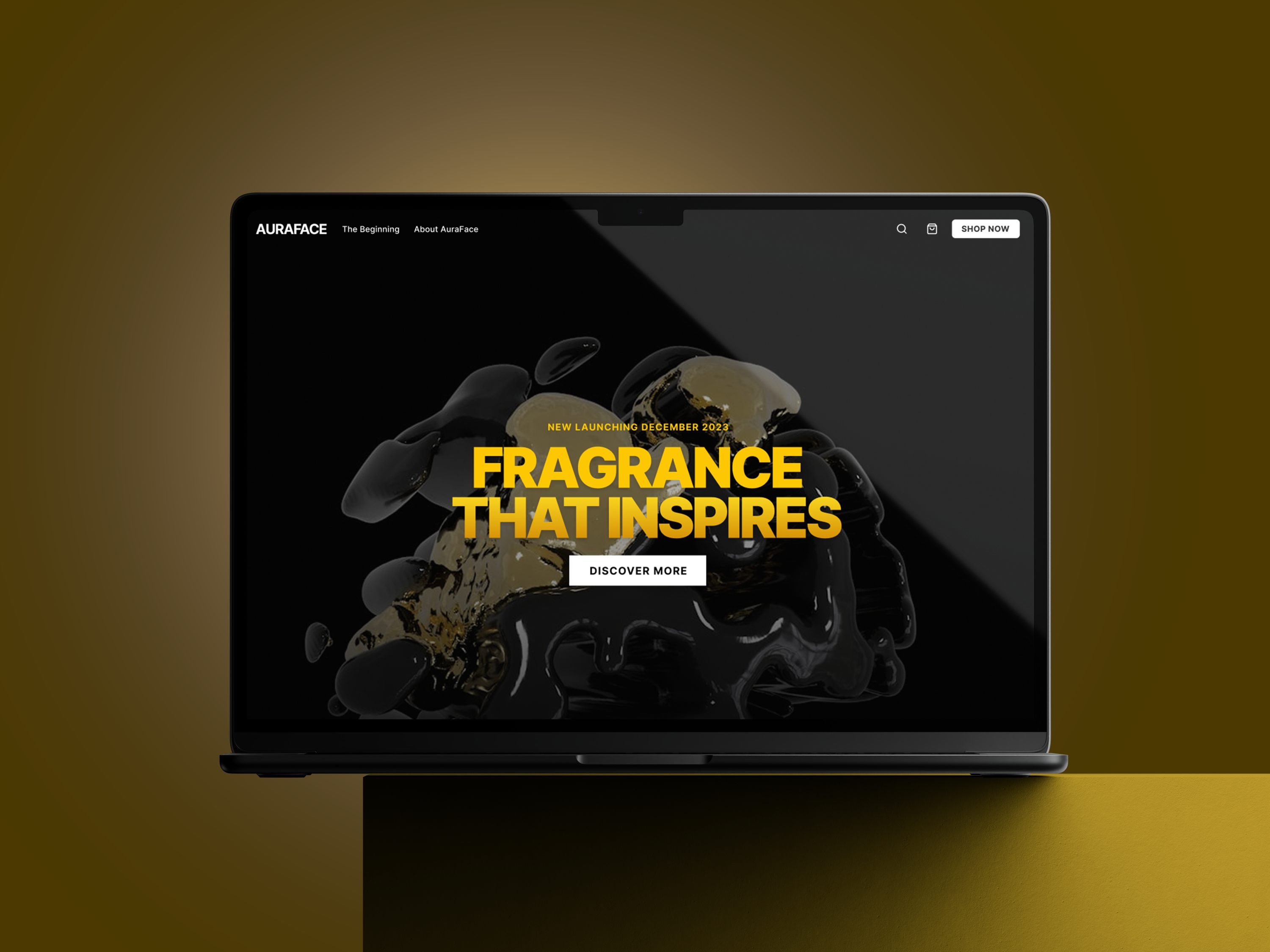 Auraface Perfume – Modern UI/UX Web Experience by Vishal on Dribbble
