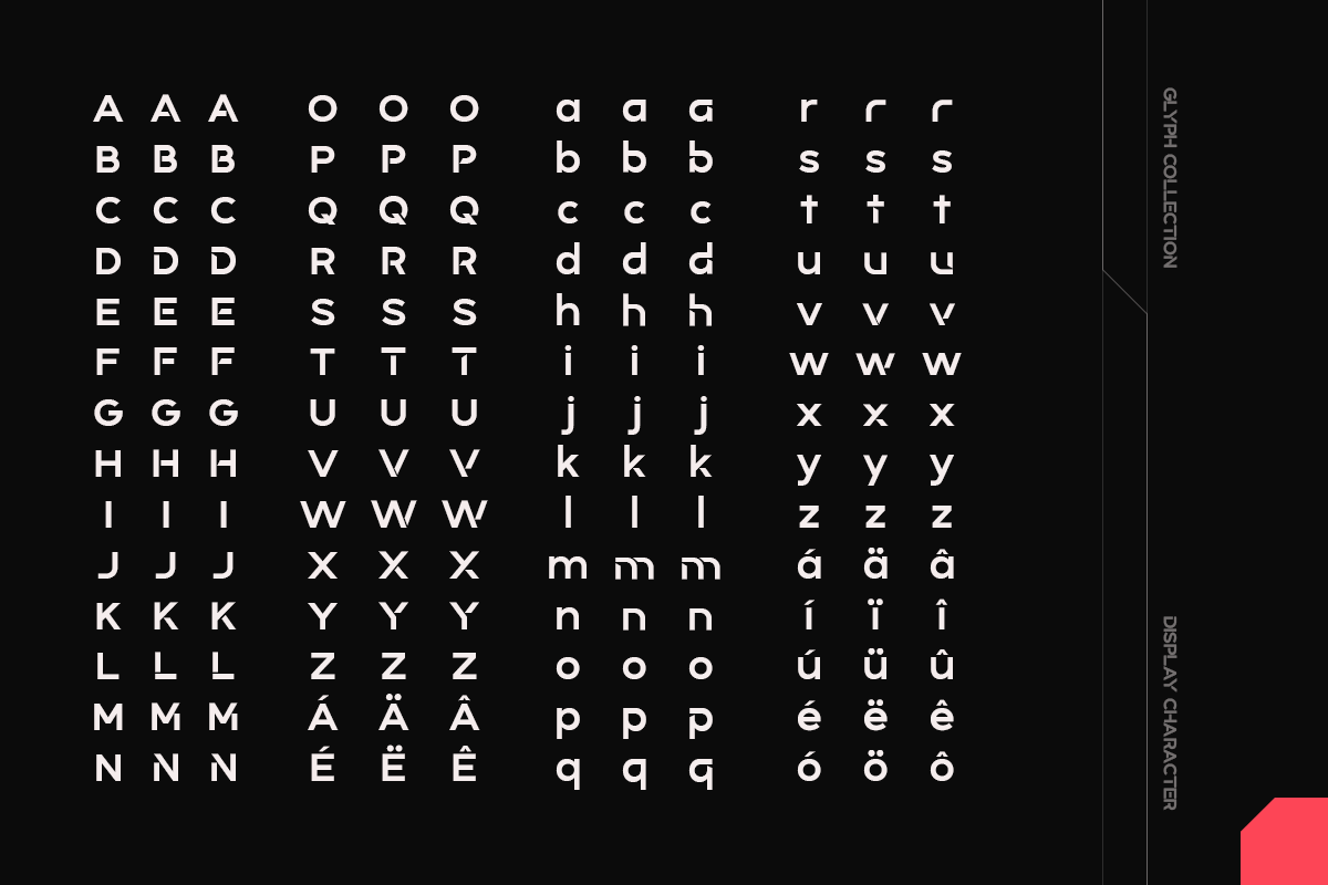 GC Tenwork - Modern Tech Sans by Glyphonic on Dribbble