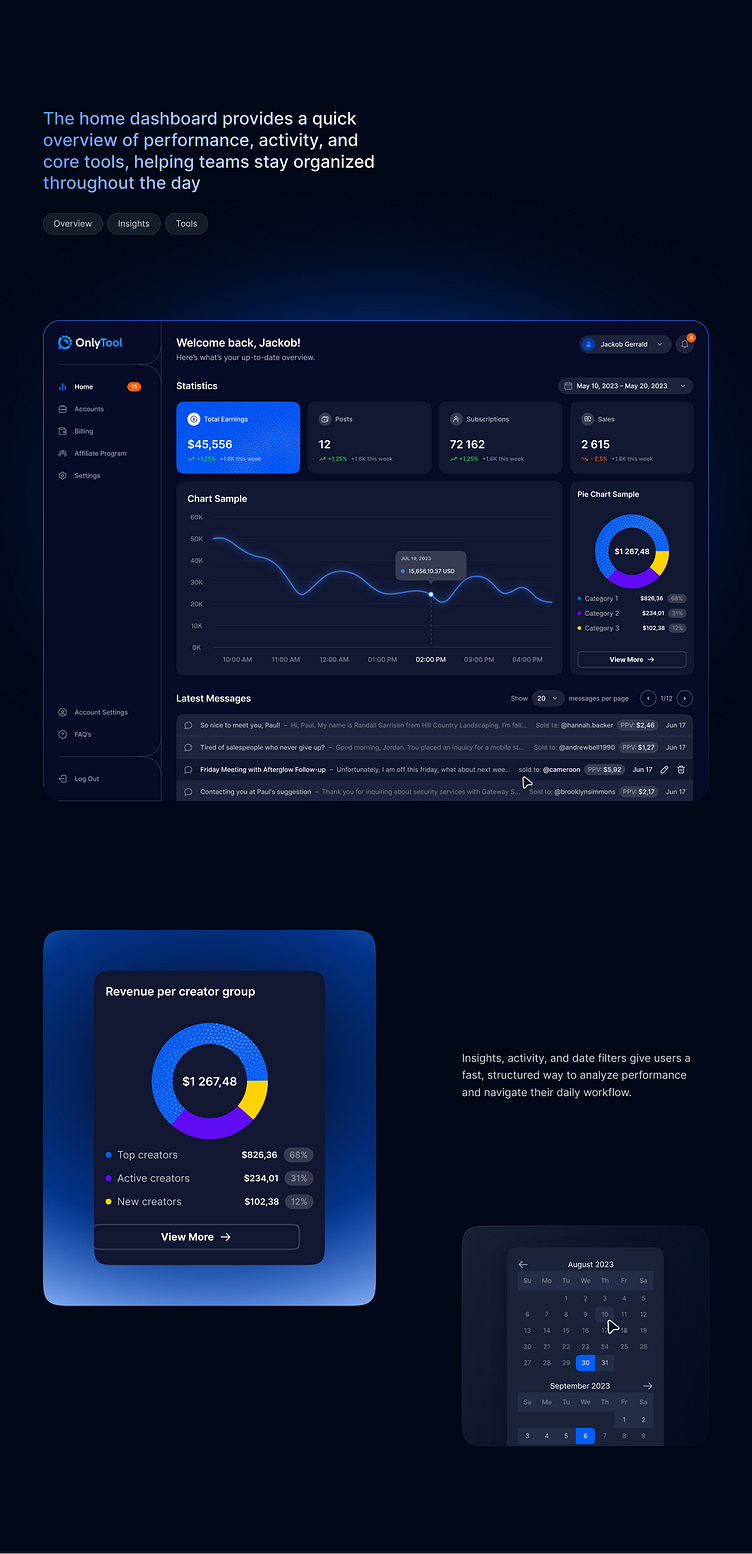 OnlyTool Branding for AI-Driven Platform by Afterglow on Dribbble