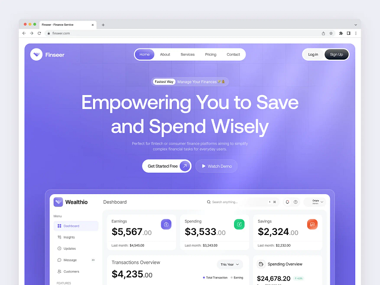 SaaS Landing Page by Oripio UI/UX on Dribbble