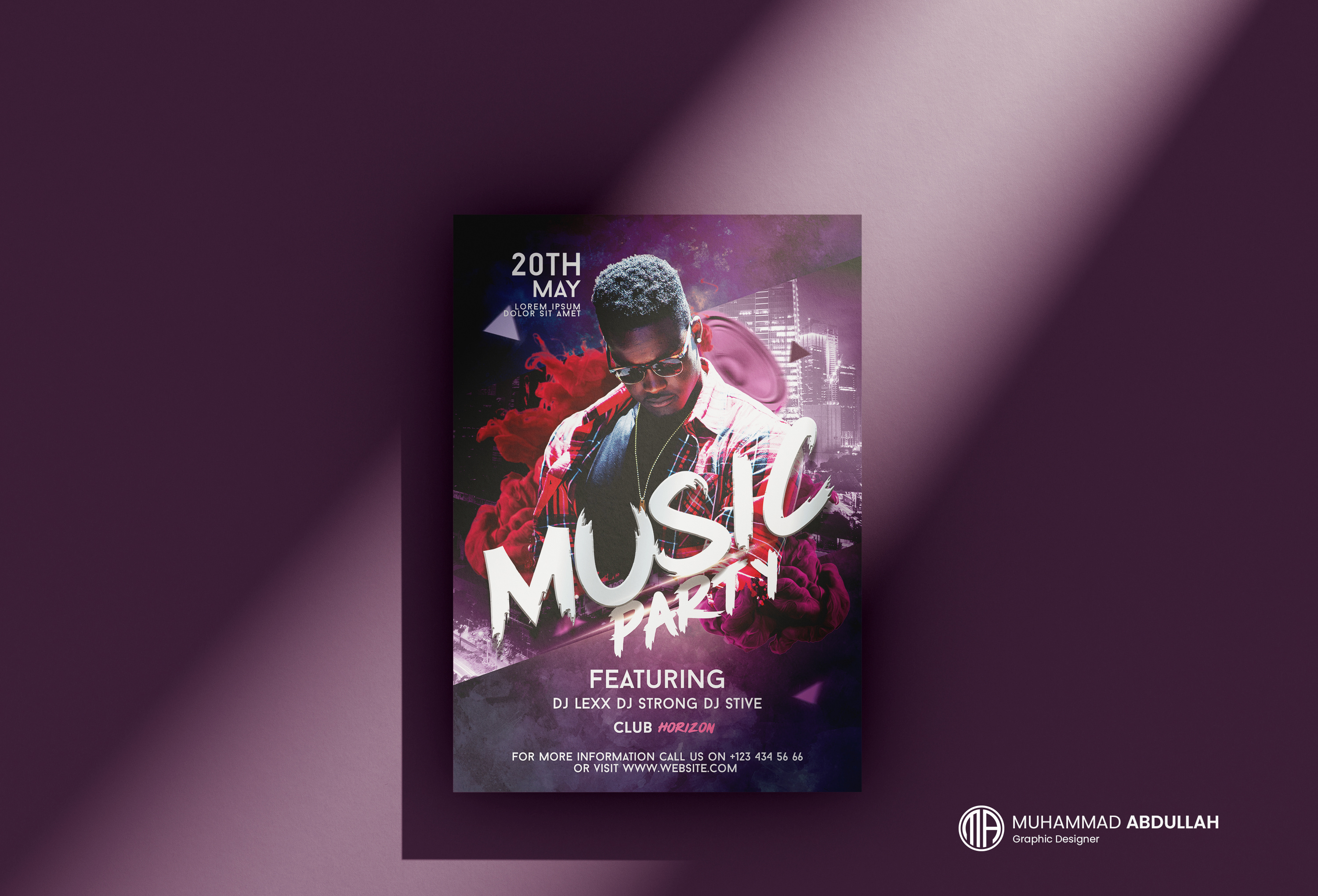 Party & Event Promotional Poster | Creative Design by Muhammad Abdullah ...