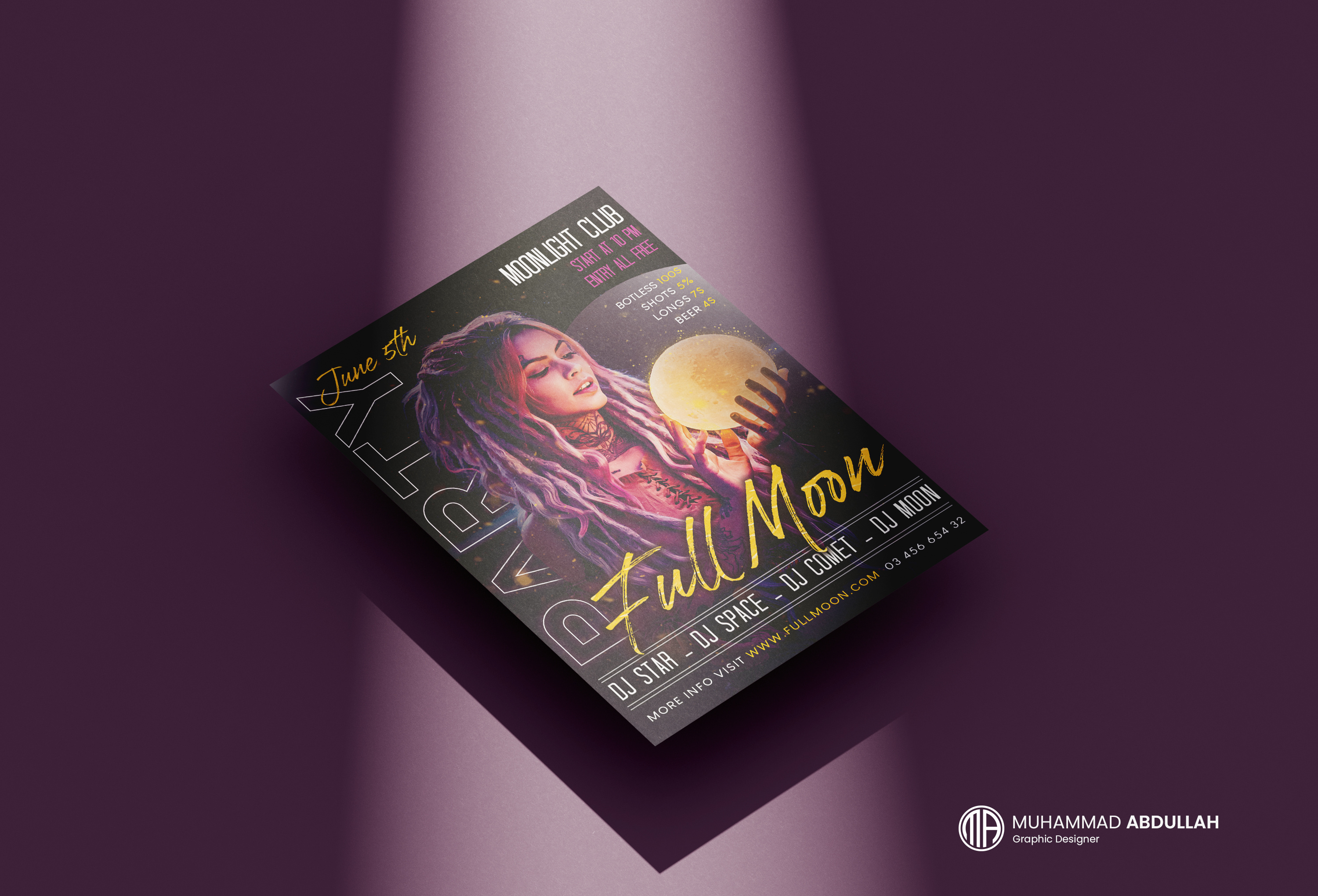 Party & Event Promotional Poster | Creative Design by Muhammad Abdullah ...