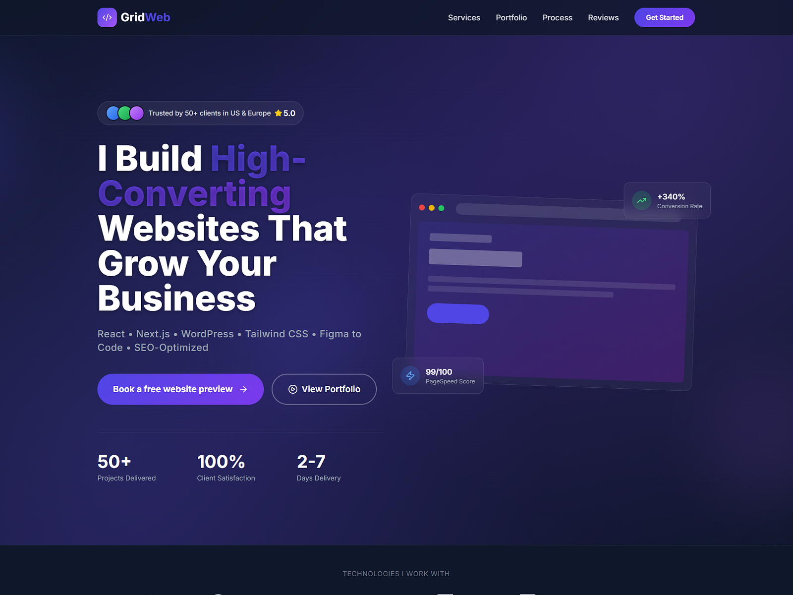 Landing Page Website by Sabrina on Dribbble