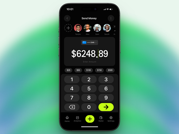 Phospay - Mobile Banking & Analytics App UI (Dark Mode) by Tanjim alam ...