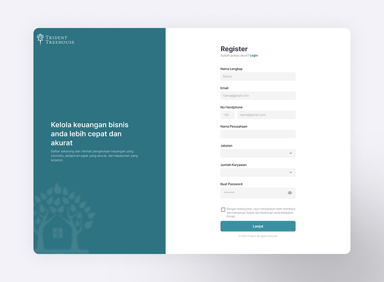 Register / Sign Up Page by Carmelia Anandya on Dribbble
