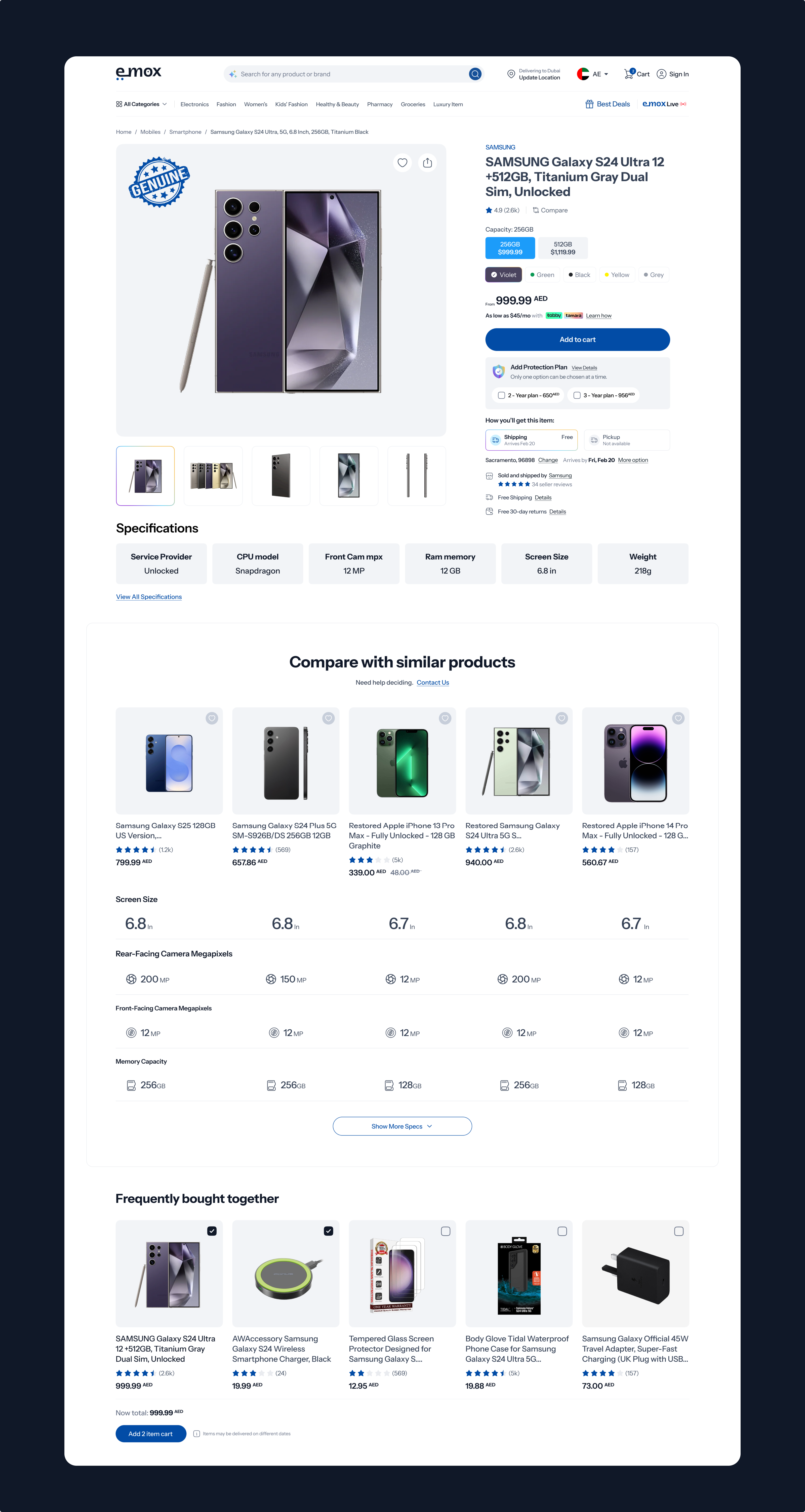 Ecommerce Product Page by Nasir Uddin on Dribbble