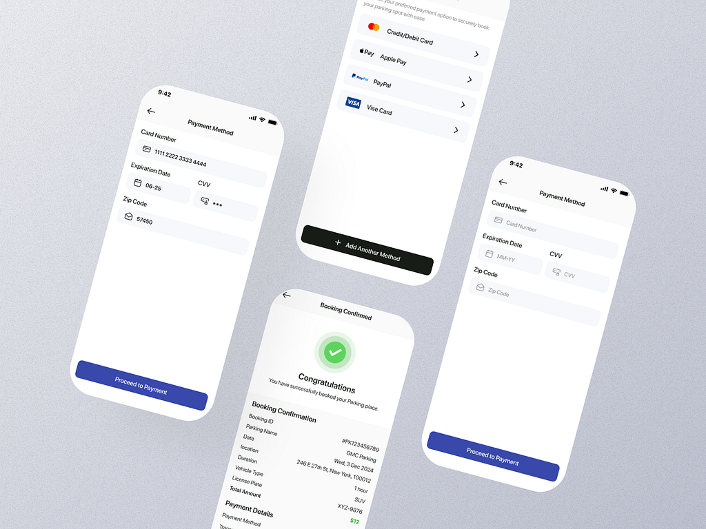Payment Method Mobile UI by UI Ants on Dribbble
