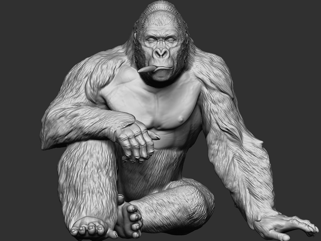 3D Gorilla Character Design WE DESIGN YOUR DREAMS by CREATIVE DREAMRS ...