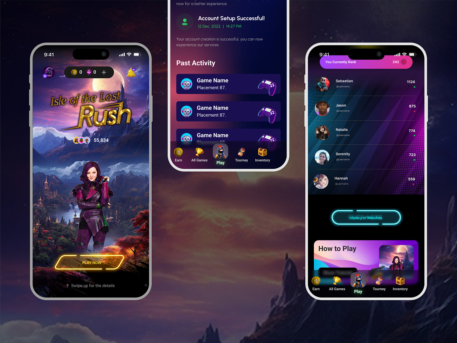 Mobile Game UI/UX— Tournaments, Rewards & Ranking by Abir Hossain on ...