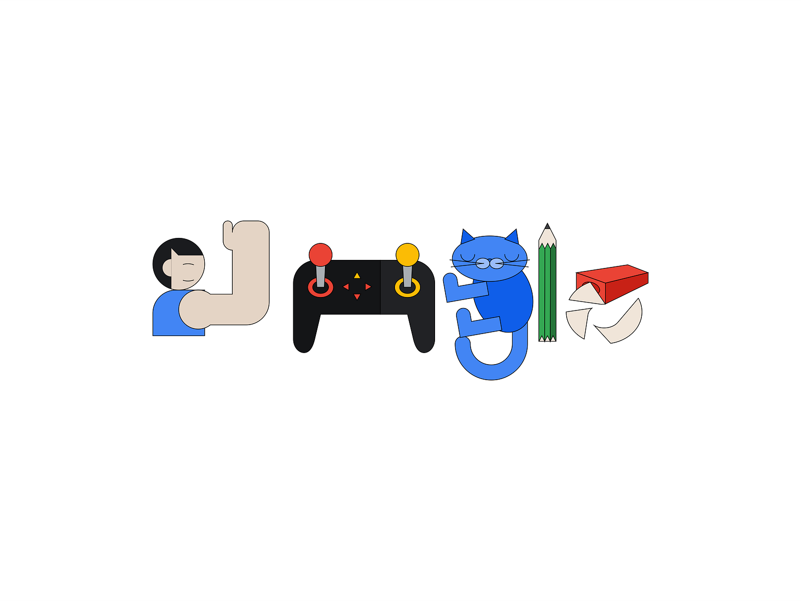 Google Doodle Gen Z by Nazwa Shabrina Zain on Dribbble