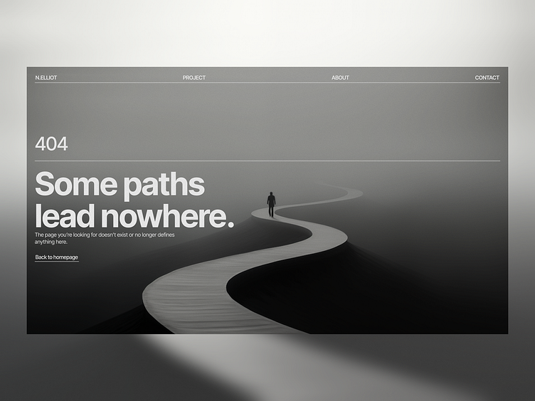 Noah Elliot — Personal portfolio template by Craftwork on Dribbble