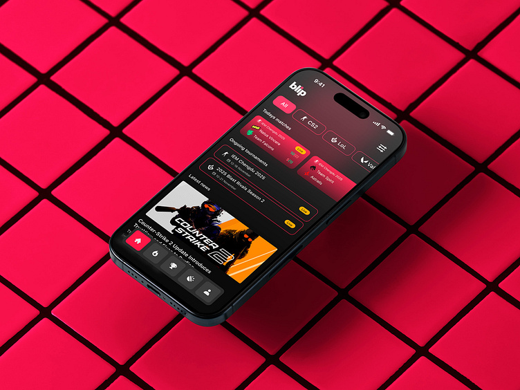 Blip - Esport Hub App by Henke Thunder on Dribbble
