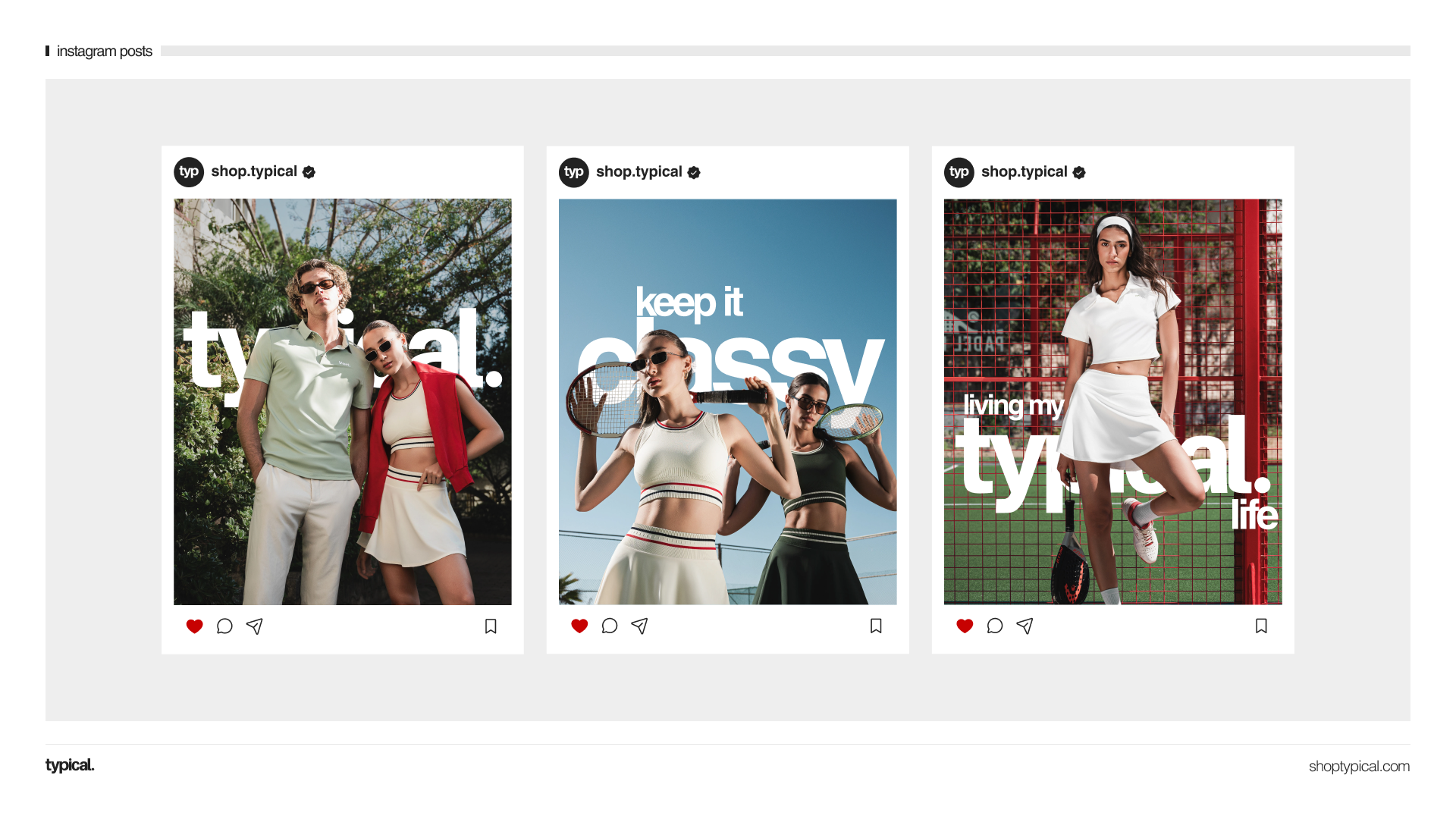 Typical || social media posts by Abox Agency on Dribbble
