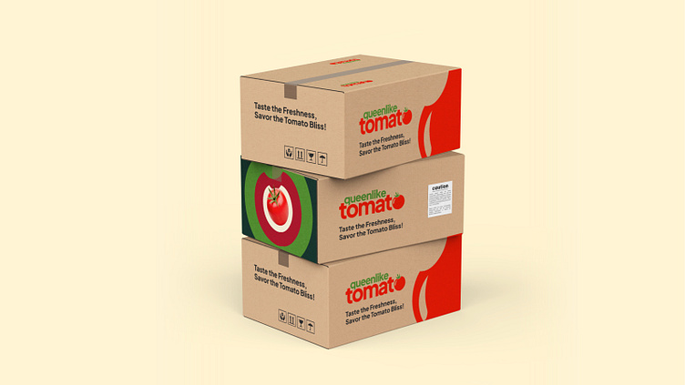 Queenlike Tomato — Packaging Box & Brand Identity Design by Moomal ...