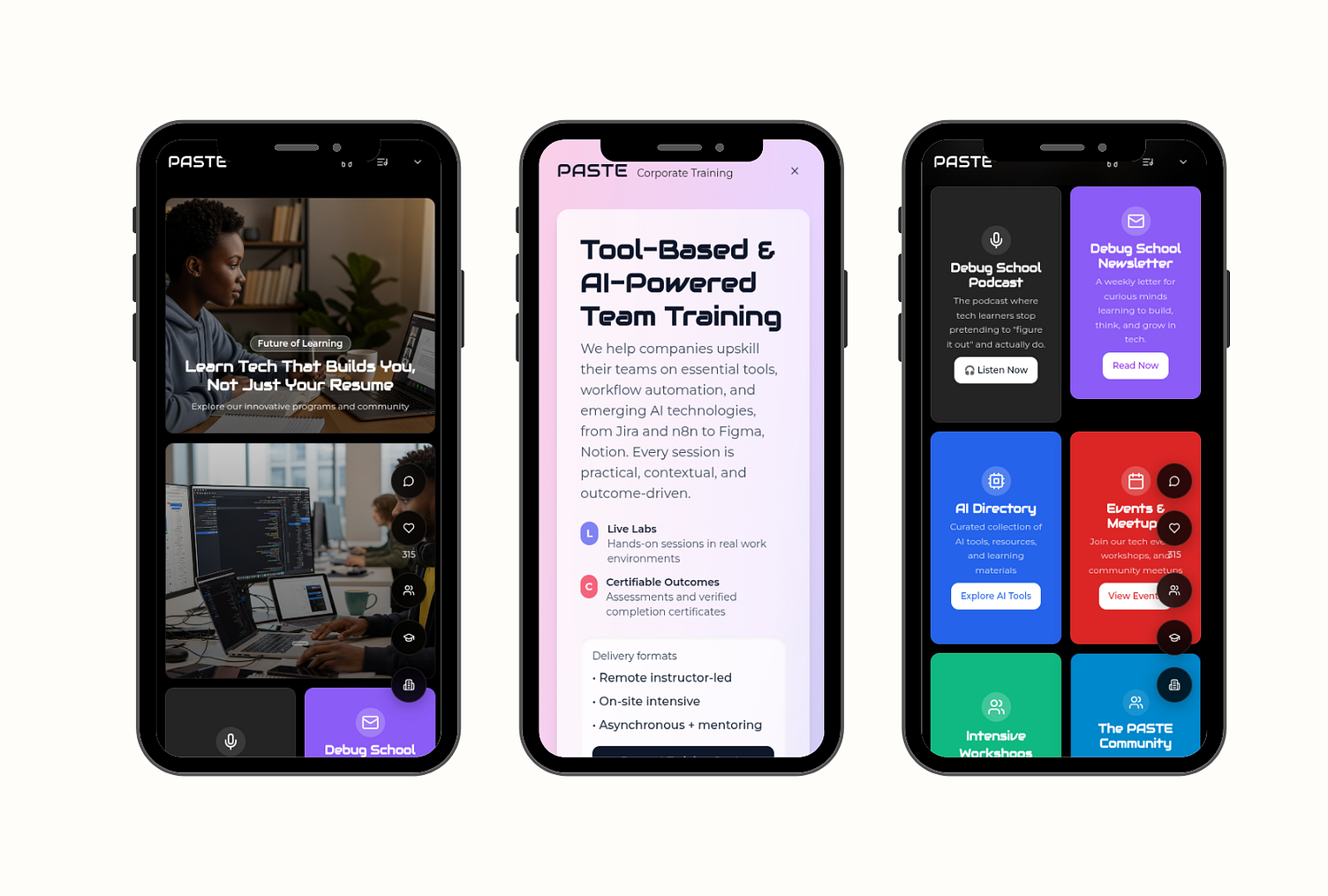 PASTE Virtual Tour Website UI Design by Thosyn Pax on Dribbble