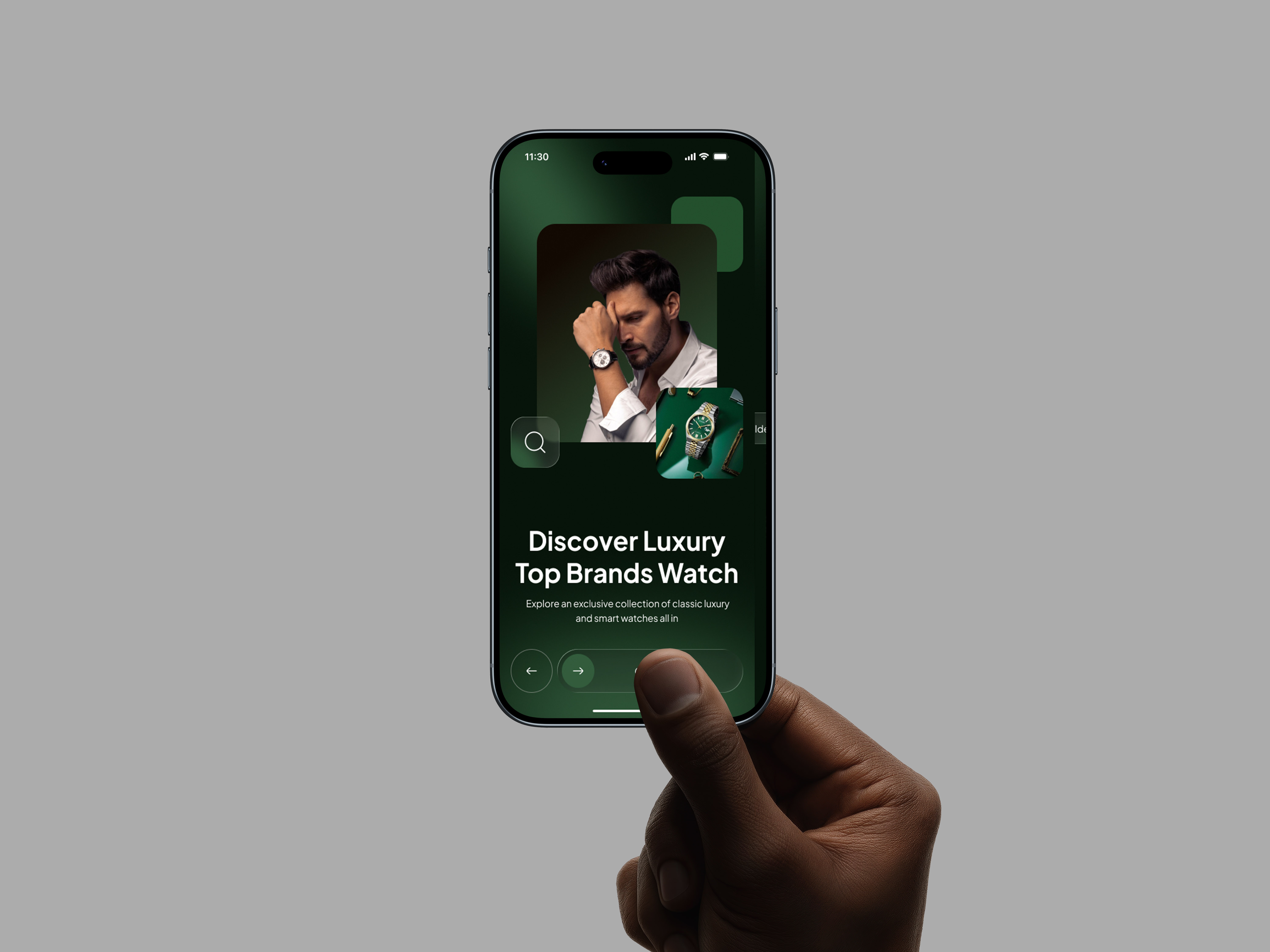 Luxury Watch Store Mobile App by Ajoy Mondal on Dribbble