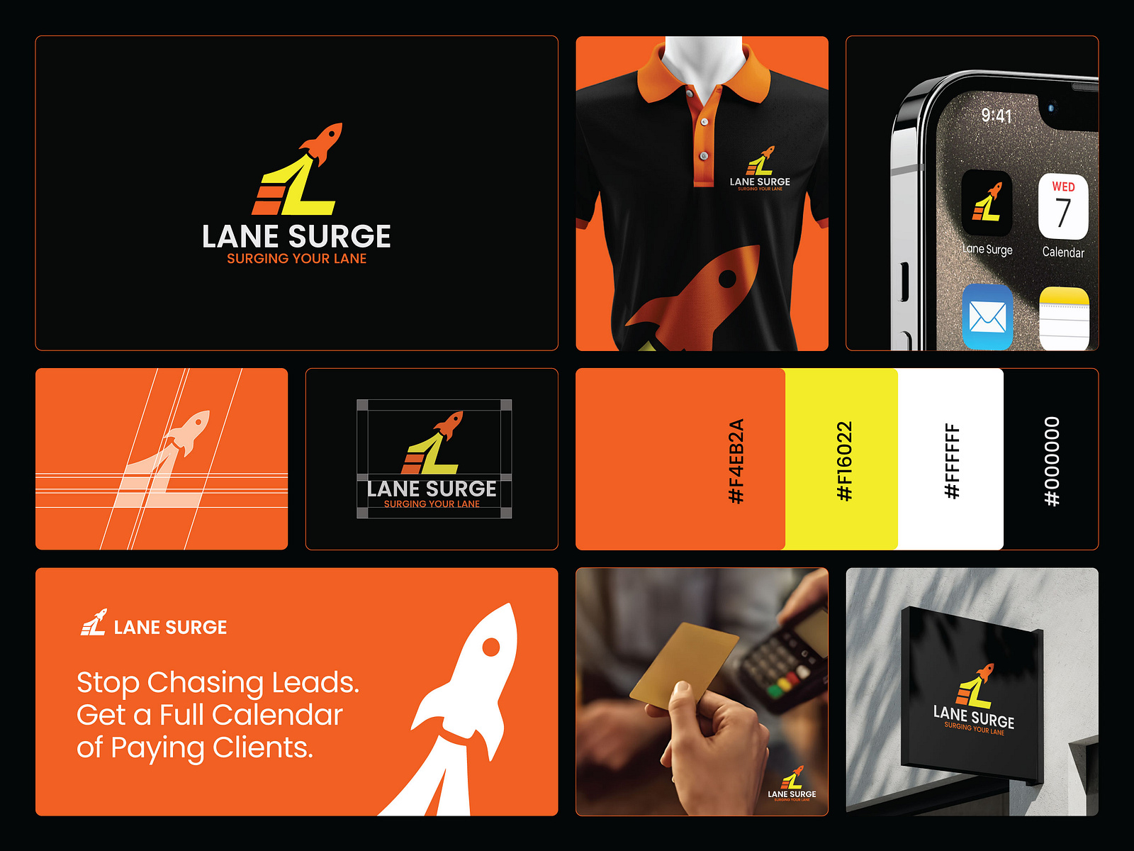 Lane Surge — Logo Design by Muhammad Zohaib on Dribbble