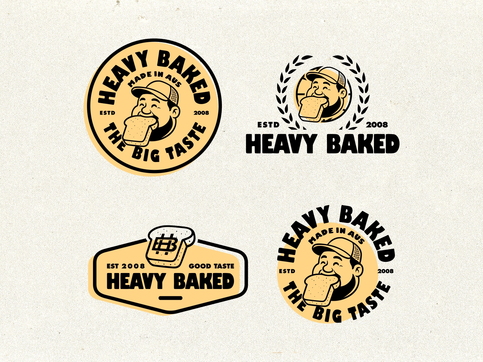 Heavy Baked Logos by Filastin Studio on Dribbble