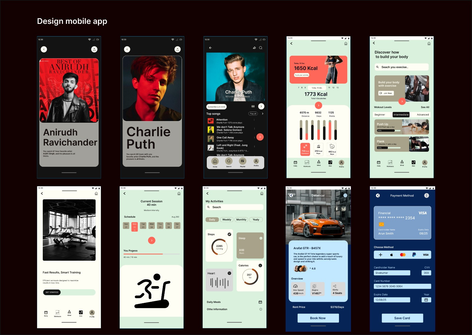 UI/UX by Santhanam N on Dribbble