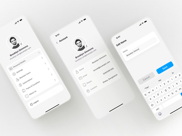 Account Settings | Profile Setup | by Qmona on Dribbble