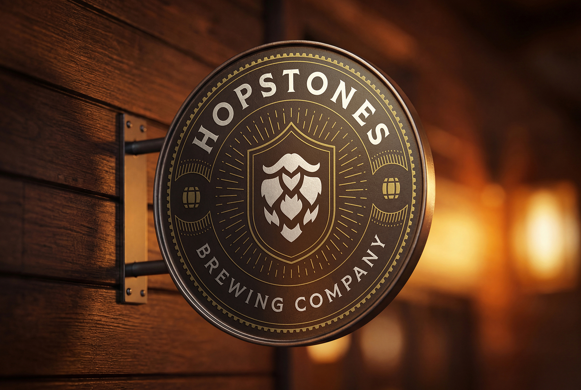 Hopstones Brewing Co — Brand Identity by Vasya Kobelev on Dribbble