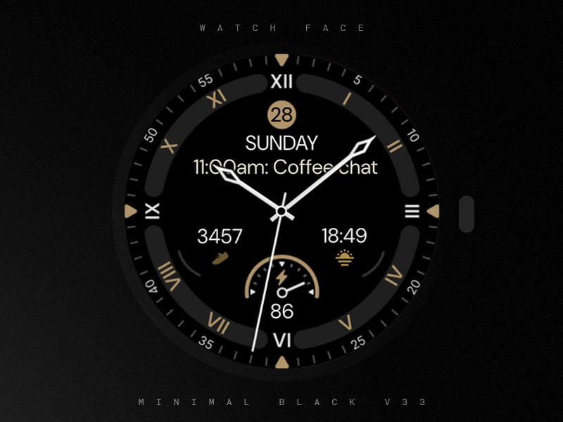 Elegant Watch Face by Monkey's Dream on Dribbble