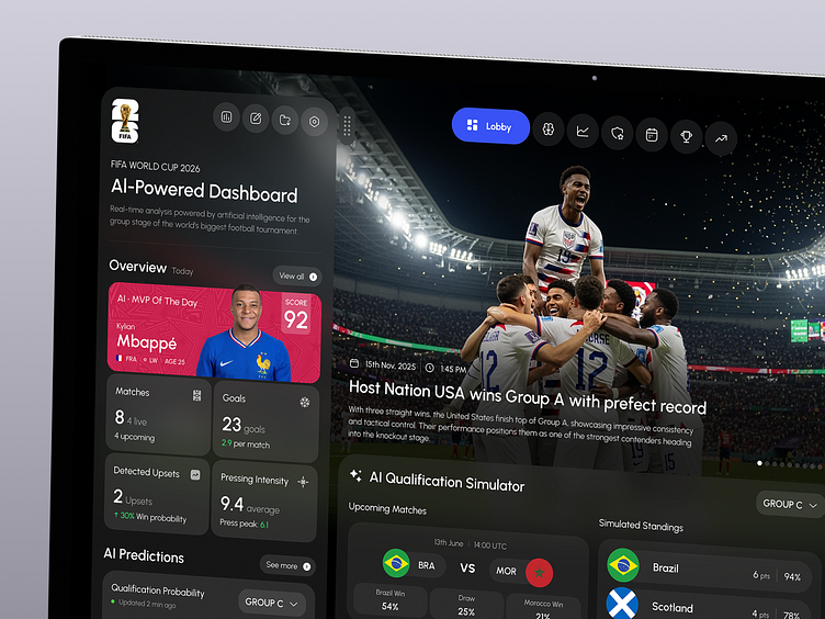 FIFA World Cup 2026 - Stats & Analytics Hub by Sogaso: UX/UI Design for ...