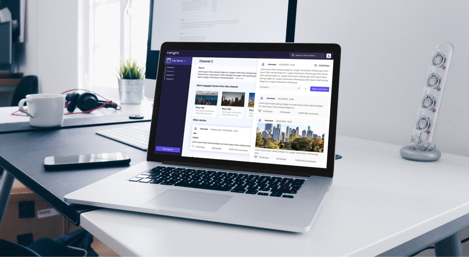 Relight - Brings together people by LoopStudio on Dribbble