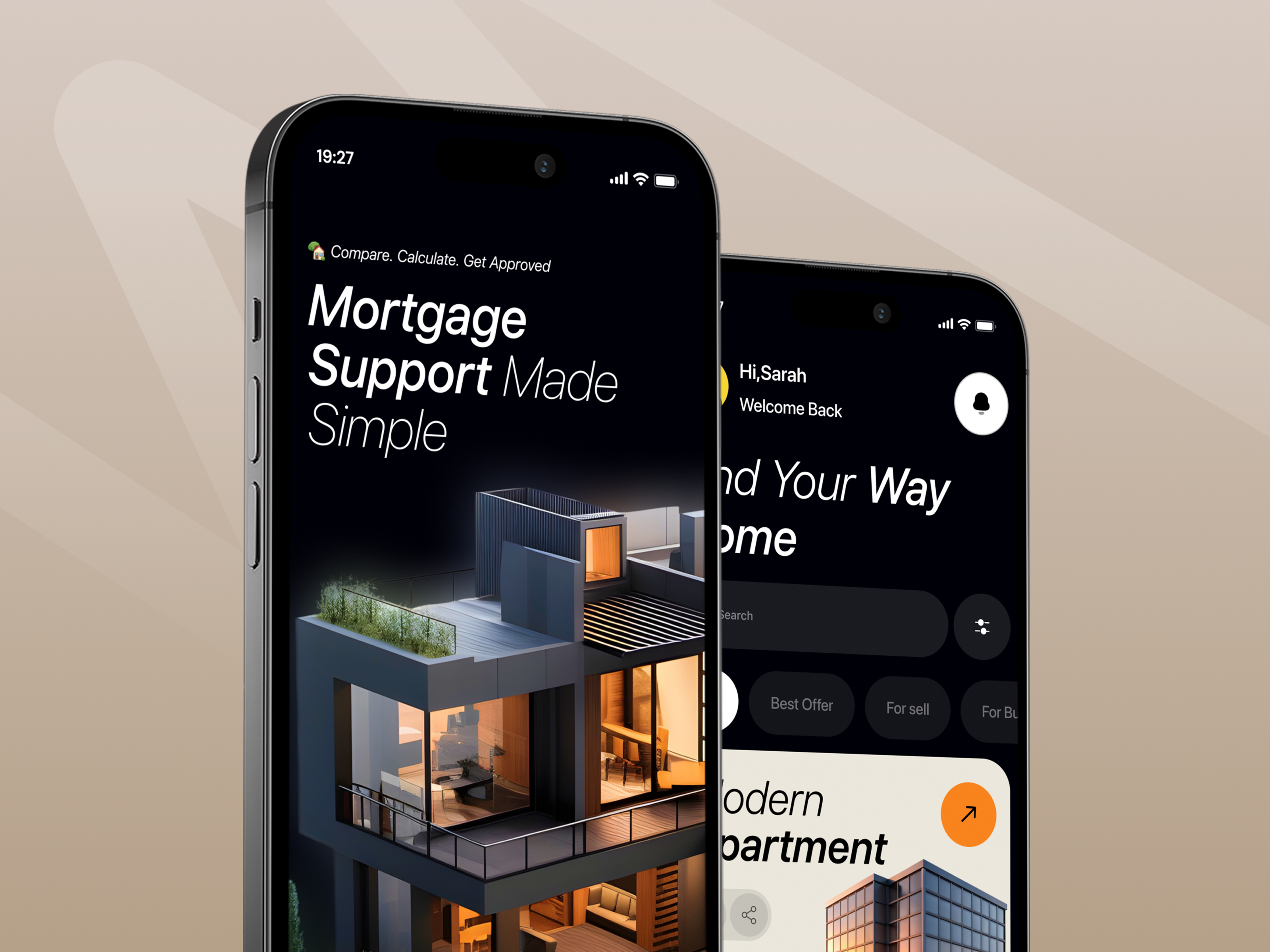 Real state application mobile ui design by Roohi Koohi on Dribbble