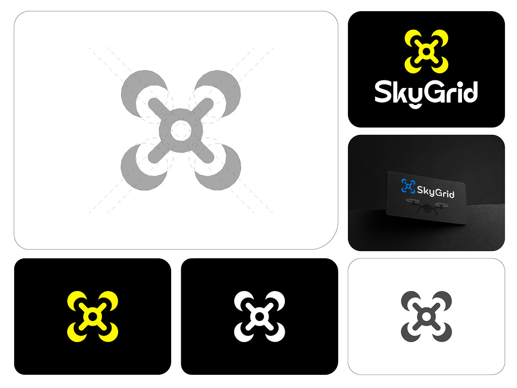 Sky Grid Logo Design by Md hashebul on Dribbble