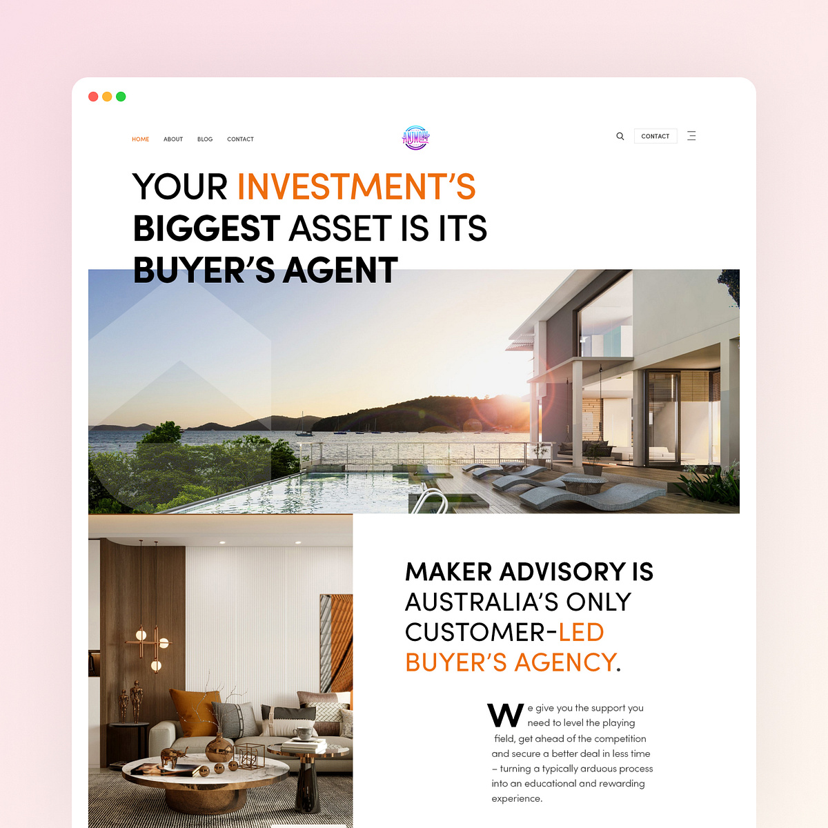 Anthony James : Landing Page / Home Page UI by Arnox Web LLP on Dribbble